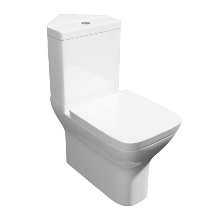 Belfry Bathroom K-Vit Trim Toilet & Corner Cistern with Soft Close Seat ...