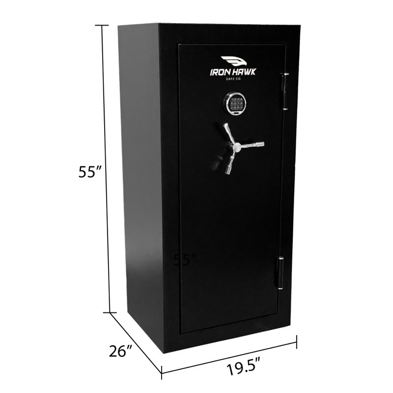 Healthomse Long Rifle Security Safe with Electronic Lock | Wayfair