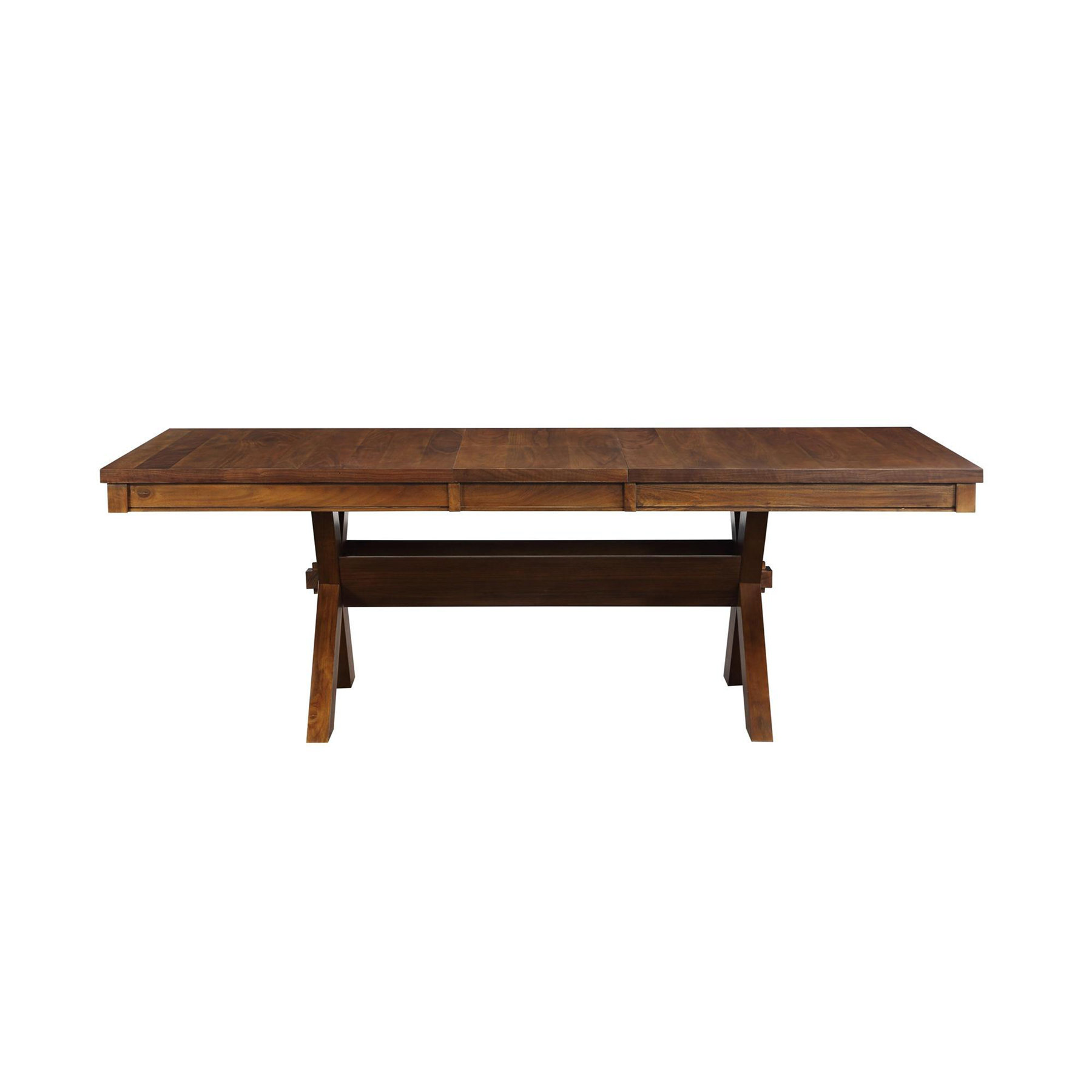 Gracie Oaks Apollo Walnut Finish Dining Table (w/1 Butterfly Leaf ...