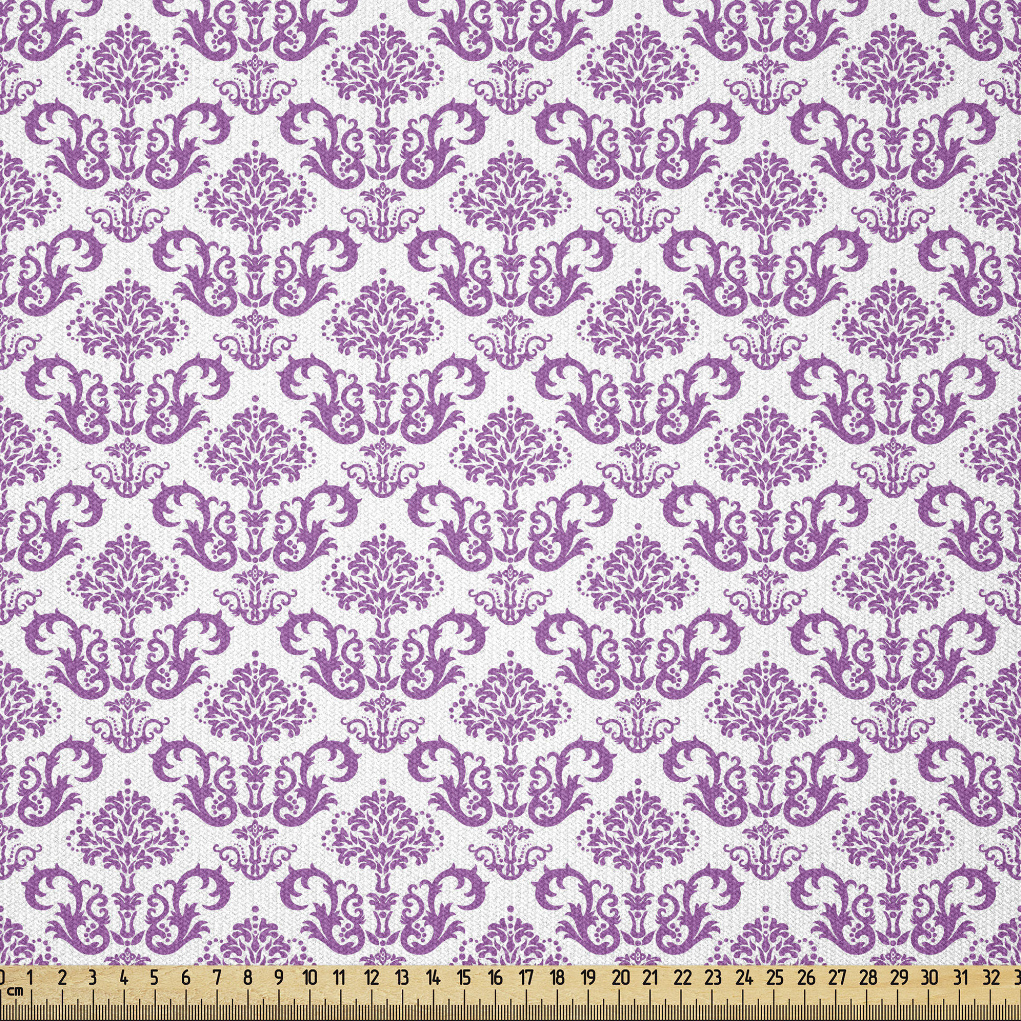 East Urban Home Victorian Fabric By The Yard, Floral Lavender Color ...