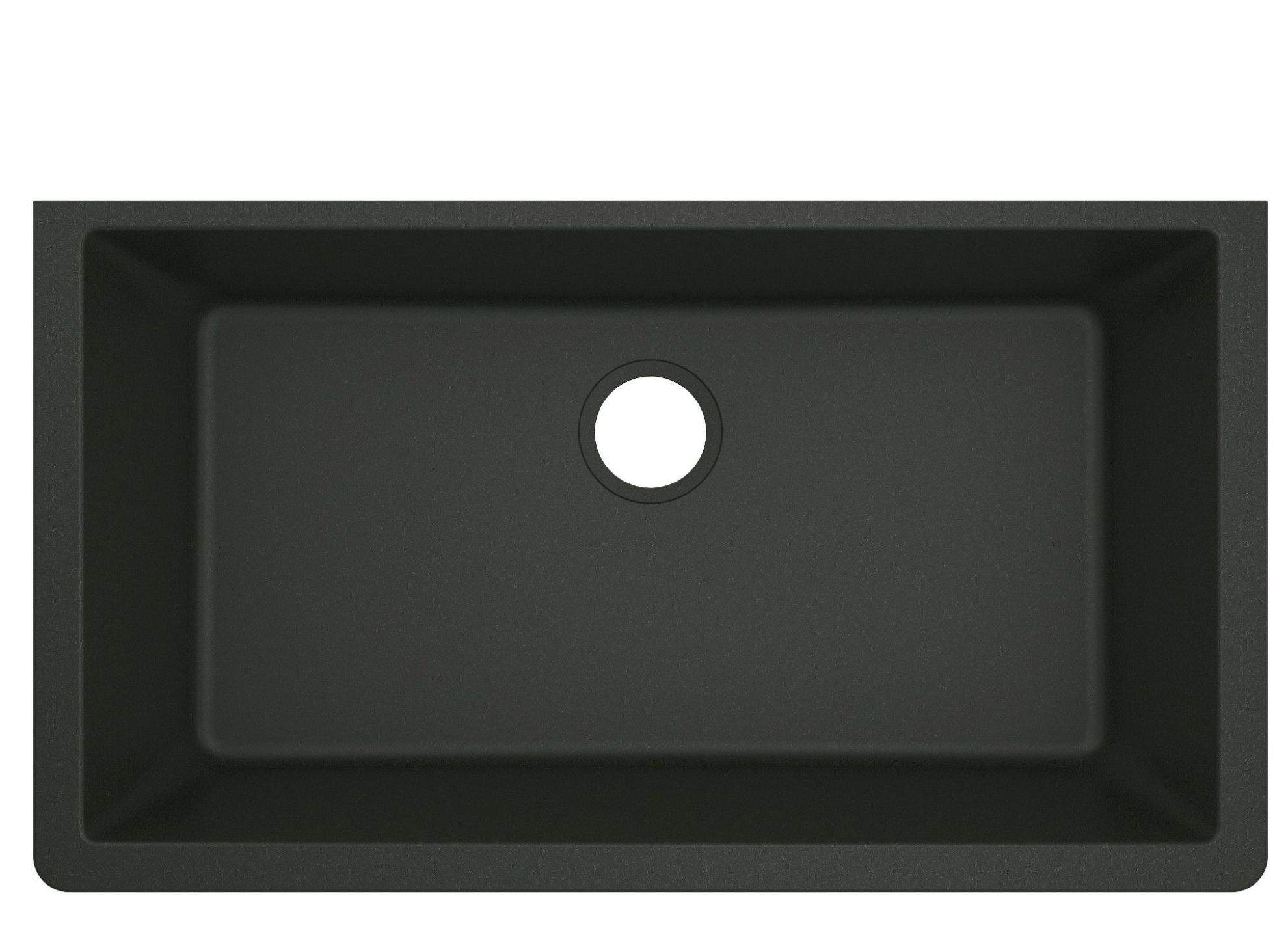 Moen Host 33-Inch Wide x 9.5-Inch Deep Undermount Granite Single Bowl ...