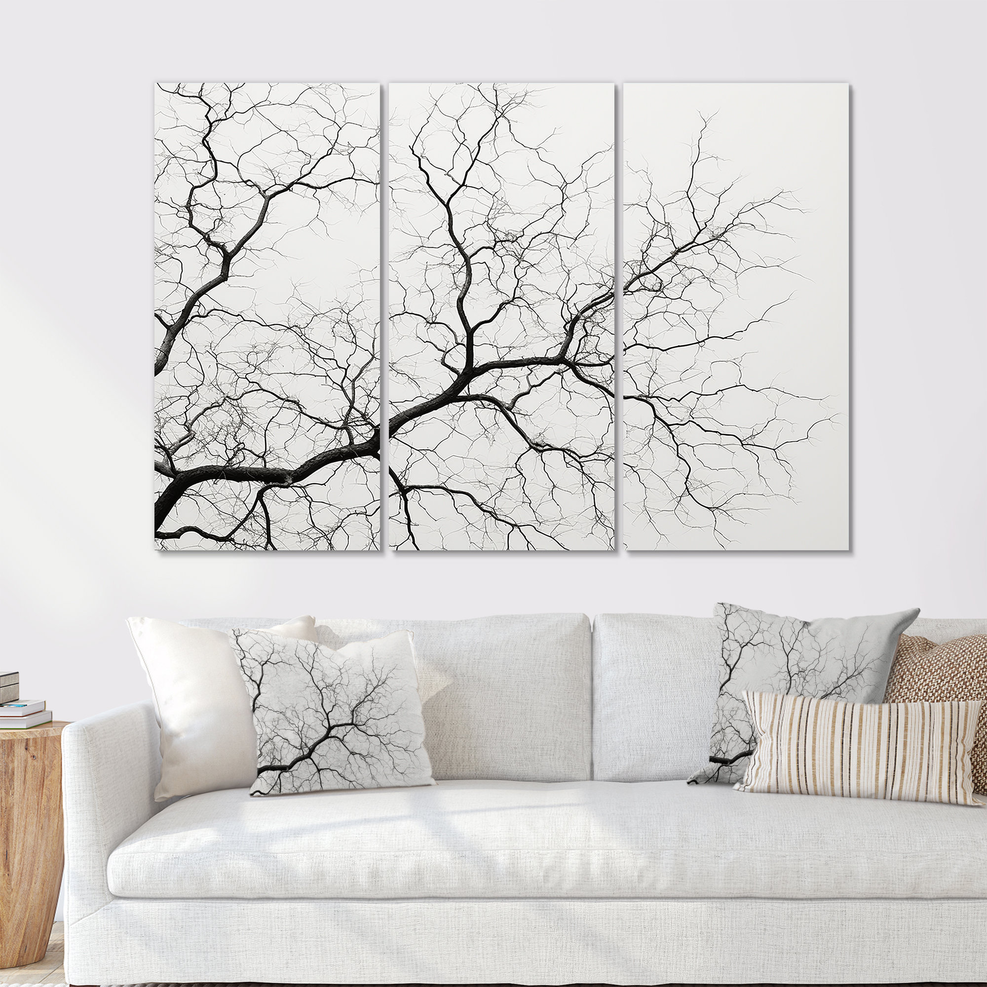 Lark Manor™ Monocrhome Sycamore Tree Solitude - Tree Sycamore Canvas ...