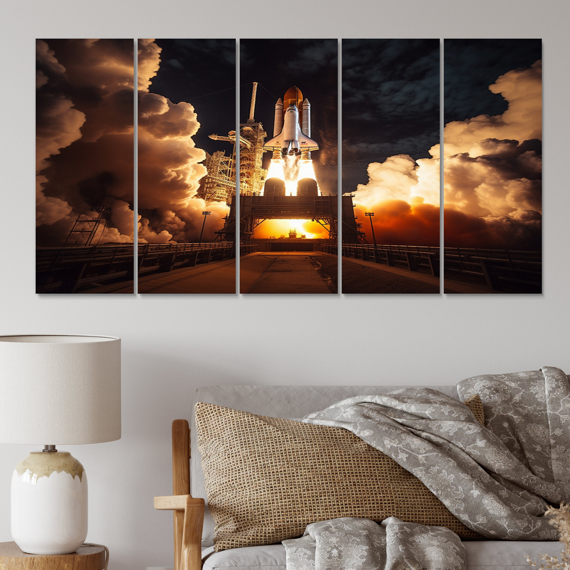 Latitude Run® Space Shuttle Captivating Night Launch I - Space Shuttle ...