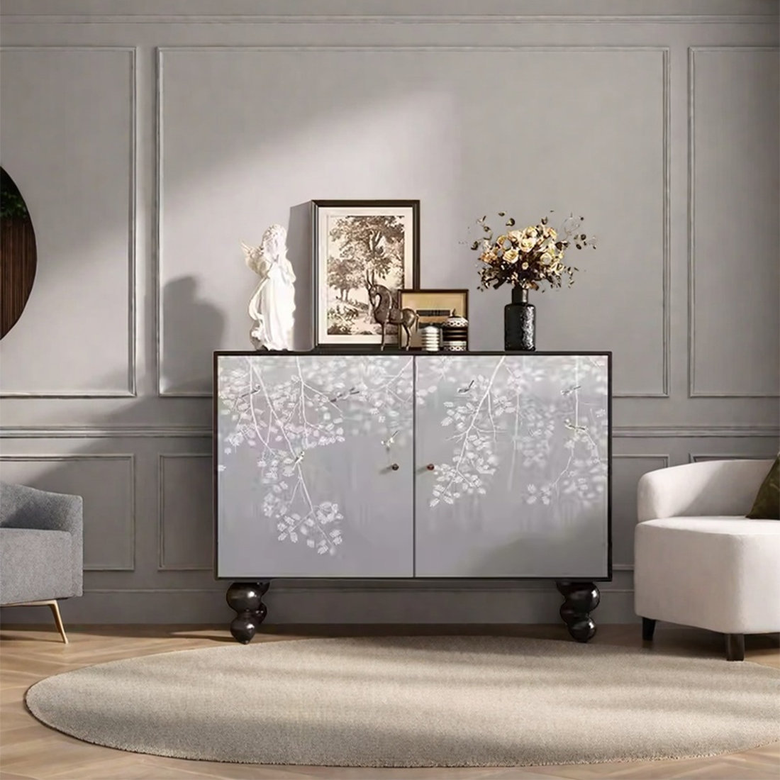 interanest Elegant Storage Cabinet with Spacious Shelves | Wayfair