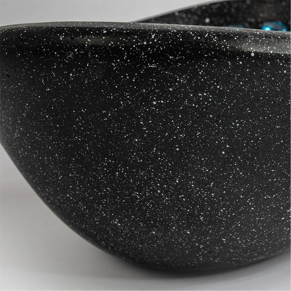 iYofe 11.4"W Concrete Tabletop Fire Pit Bowl, Table Top Firepit - Use ...