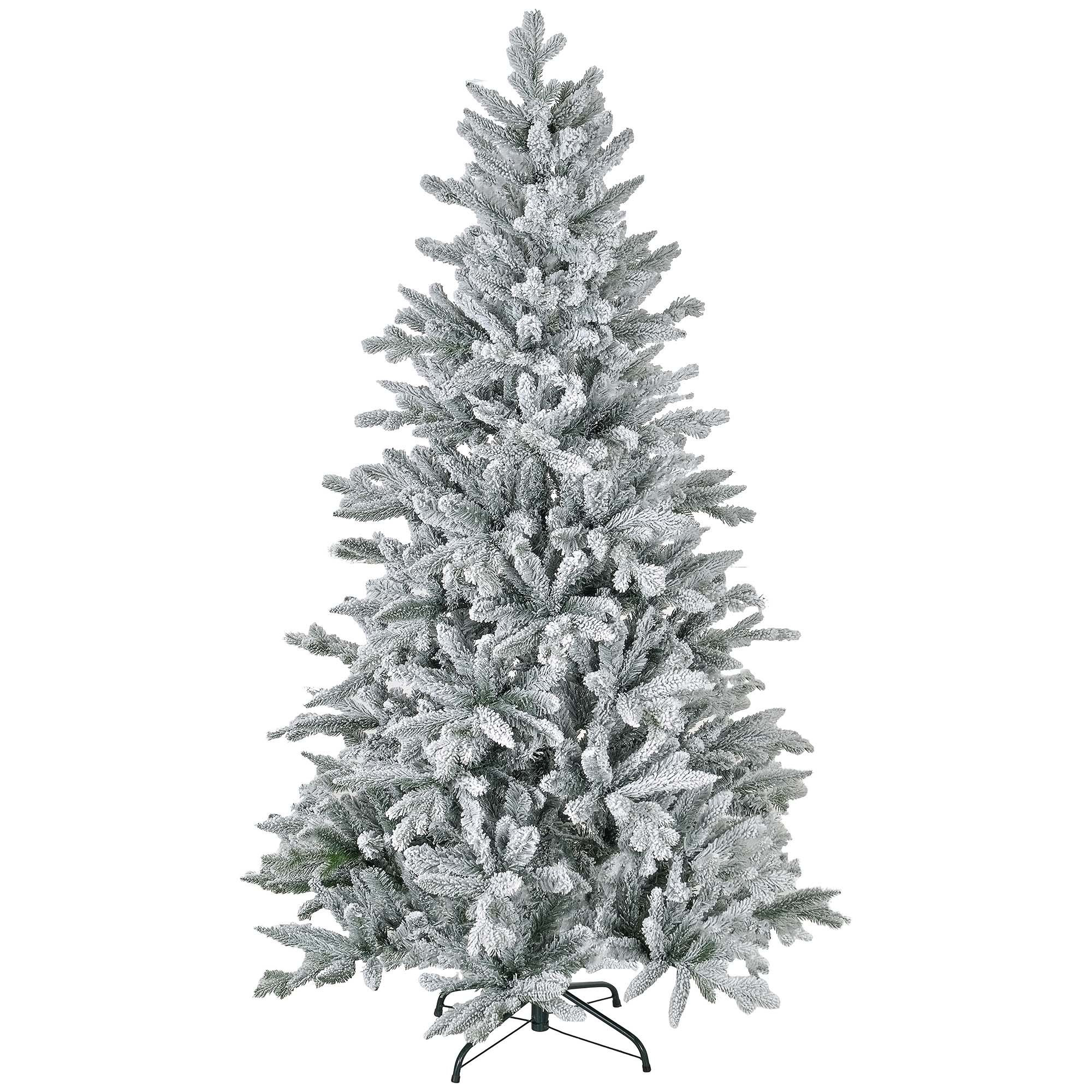 The Holiday Aisle® Regular (Full) Artificial Christmas Tree with White ...