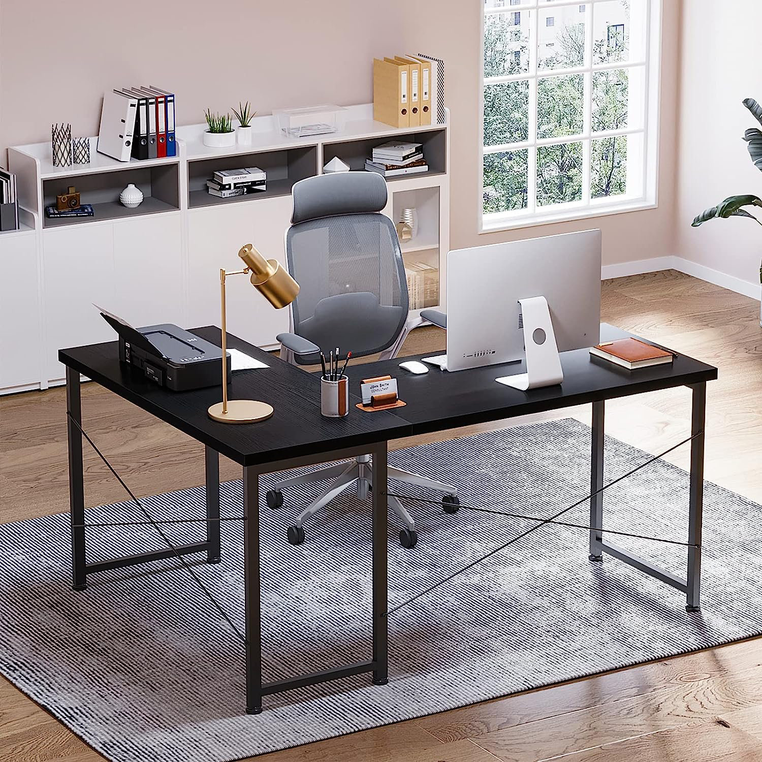 17 Stories Ingmire L-Shaped Writing Desk - Wayfair Canada