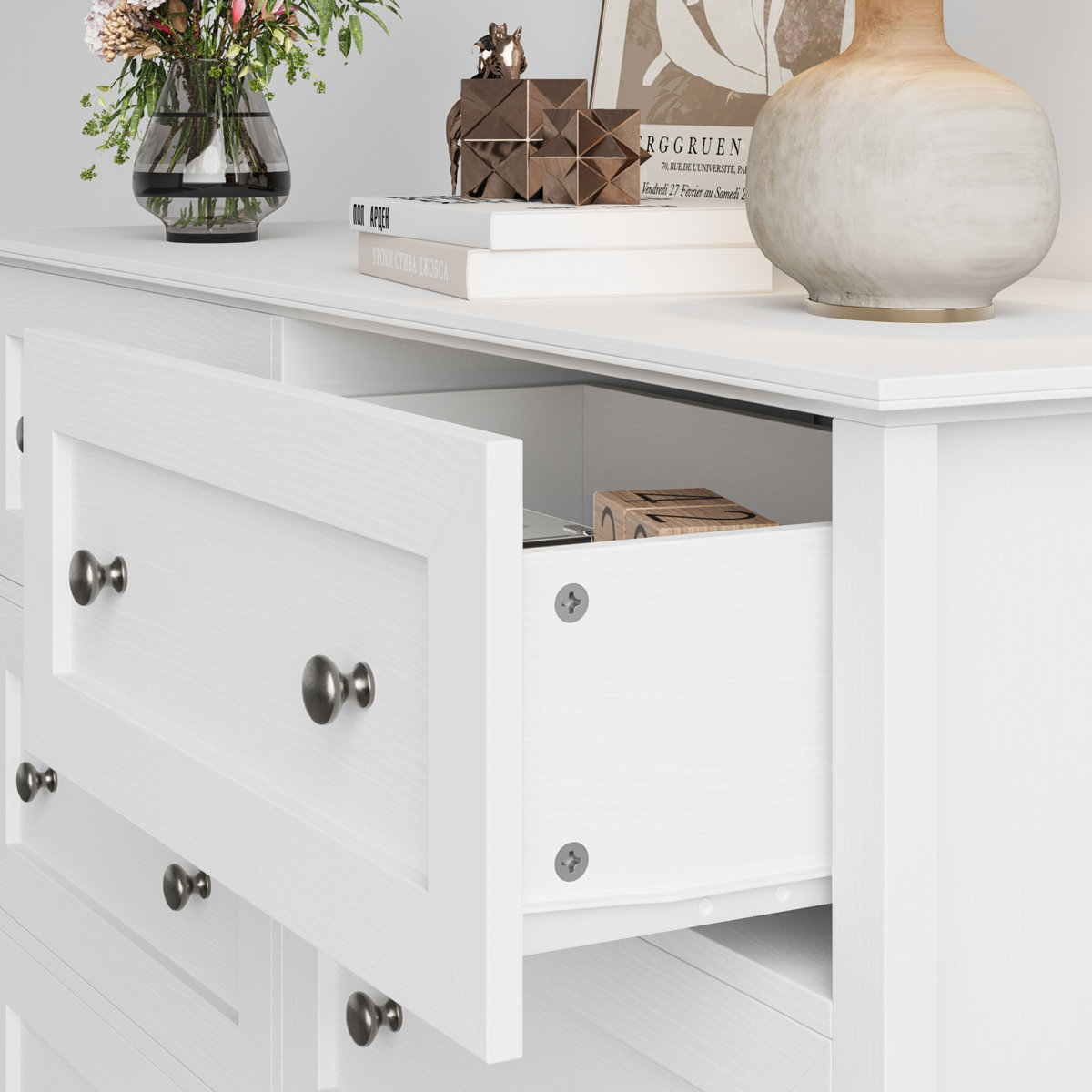 Lark Manor™ Alizai 6 Drawer 47.2" W Double Dresser & Reviews | Wayfair