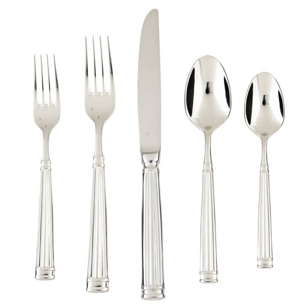 Ricci Argentieri Amalfi 20 - Piece Stainless Steel Flatware Set ...