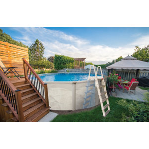Confer Plastics 7000X Flip up Pool Steps & Ladders & Reviews | Wayfair