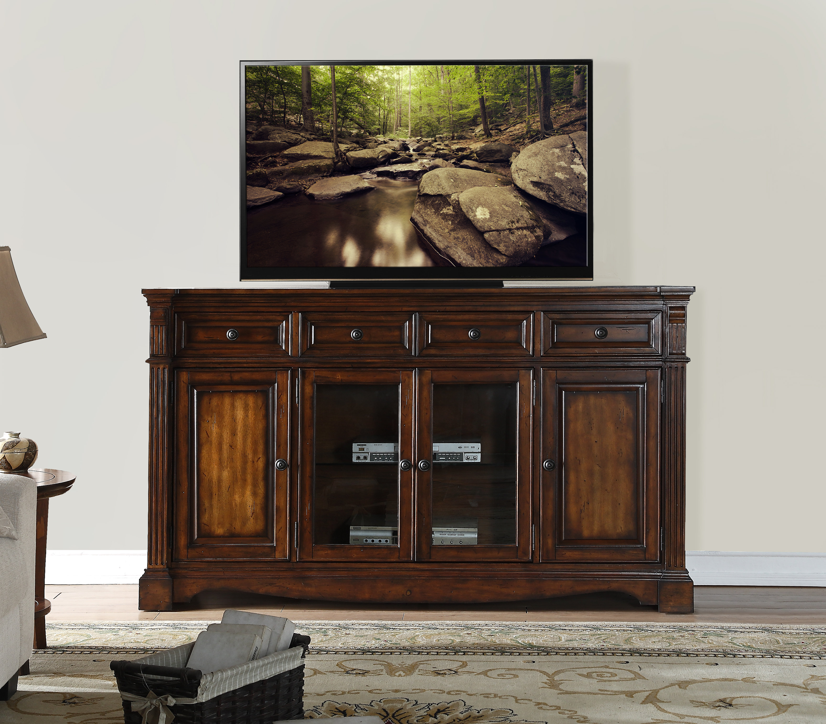 Canora Grey Fahlbusch 72 inch TV Stand, for TVs up to 85 inches ...