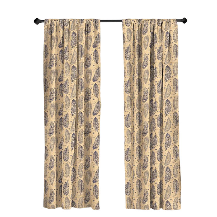 Winston Porter Faraid Microfiber Room Darkening Curtains / Drapes Pair ...