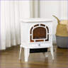 Symple Stuff Electric Fireplace Stove, Freestanding Heater with ...