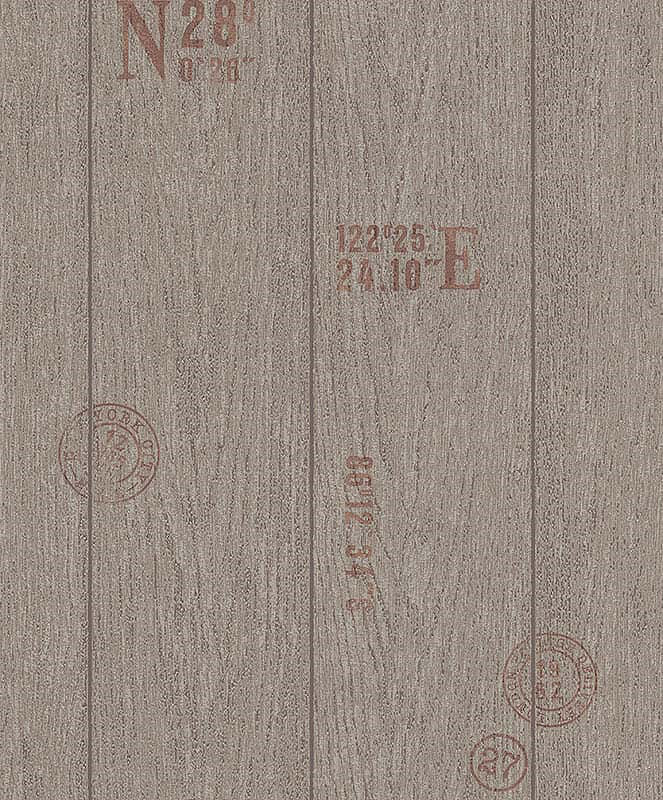 Longshore Tides Alffi Wood Stone 33' x 21" Distressed Wallpaper Roll ...