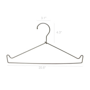 Rebrilliant Stainless Steel Strong Metal Wire Hangers Clothes Hangers ...