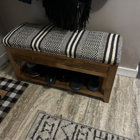 Union Rustic Iyaas Cotton Upholstered Storage Bench & Reviews | Wayfair