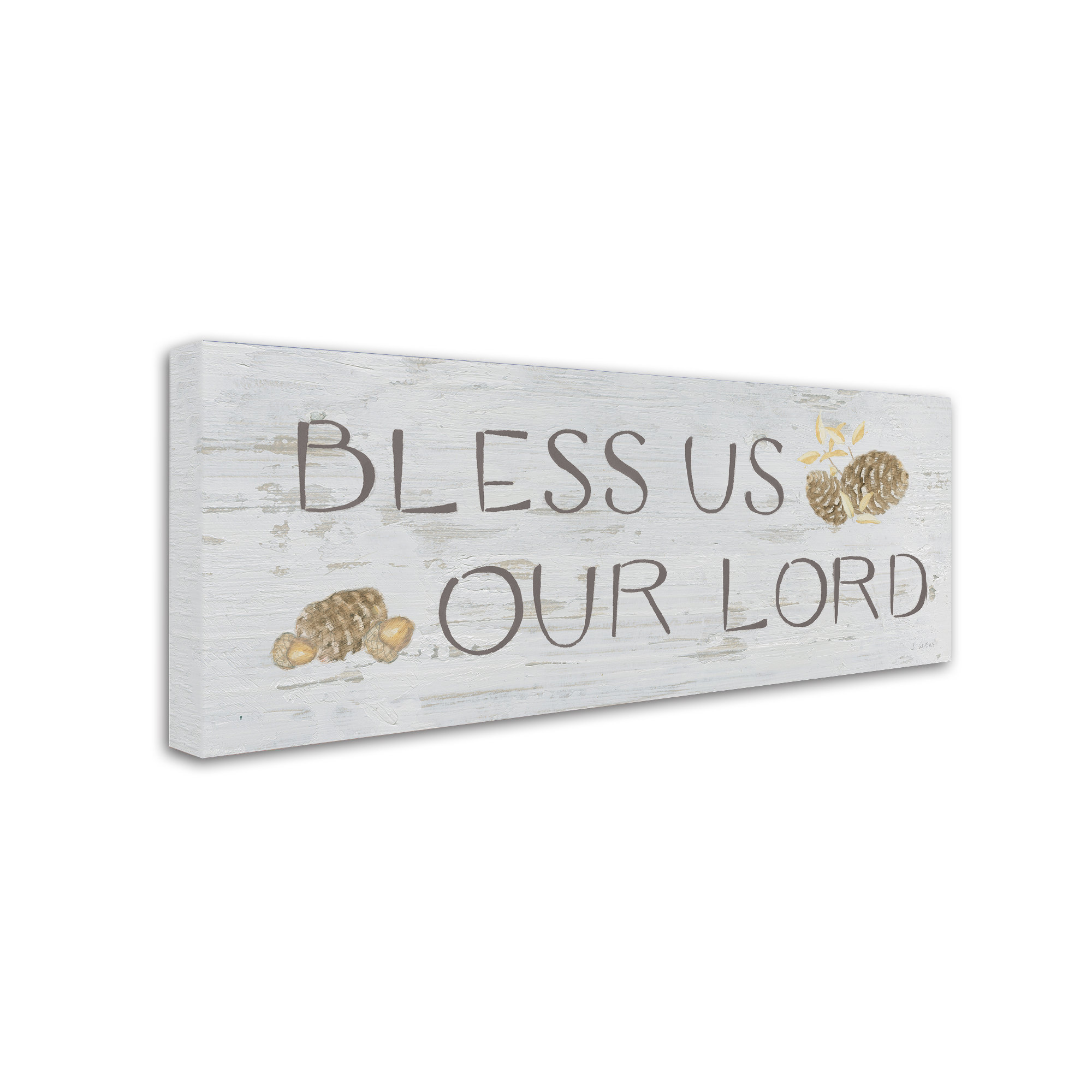 Trademark Fine Art 'Beautiful Bounty Sign II' Textual Art on Wrapped ...