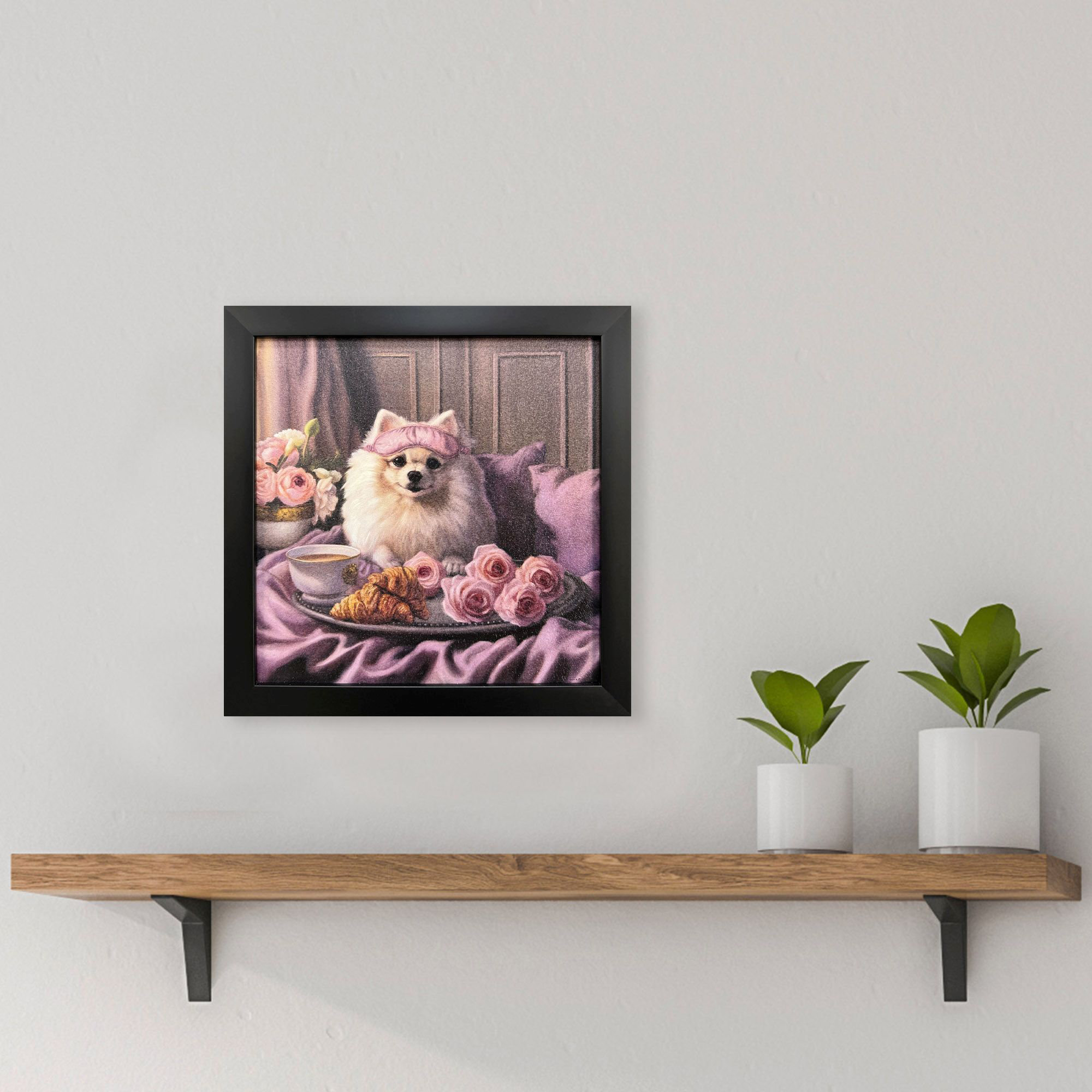 Wrought Studio™ Princess Gigi Non-Glass Framed Art | Wayfair