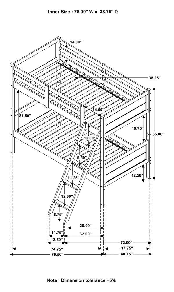 Redwood Rover Dorcas Solid Wood Standard Bunk Beds By Redwood Rover ...