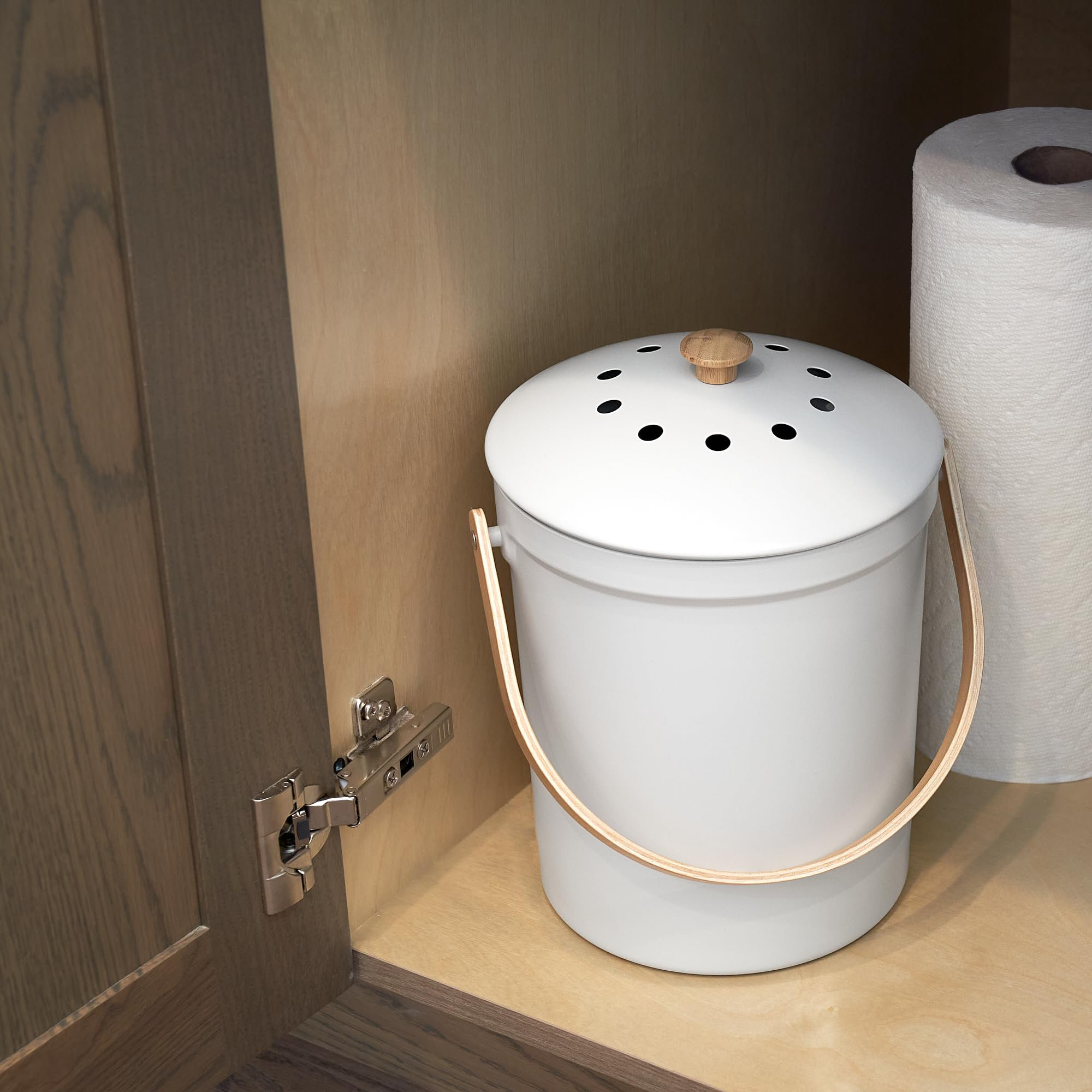 YIXIAOSHANGMAO Beautiful Kitchen Compost Bucket With Odor Proof Lid ...