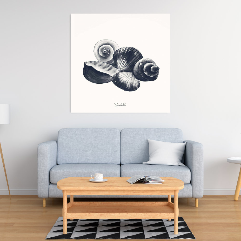 Begin Edition International Inc. " Blue Seaside Shells " Painting Print ...