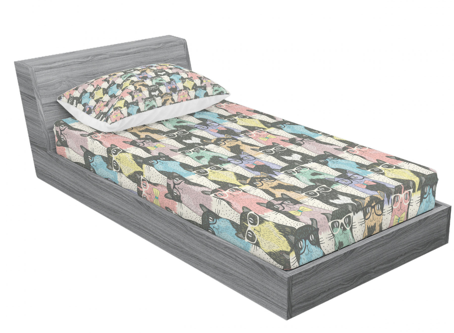 Ambesonne Funny Cartoon Sheet Set | Wayfair