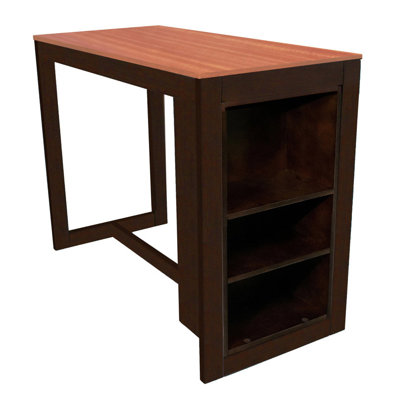 The Classy Home Counter Height 48" Cherry Solid Wood Dining Table | Wayfair