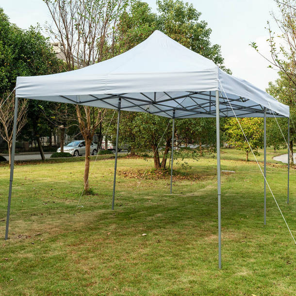 EAGLE PEAK Pop Up Canopies 17 Ft. W x 10 Ft. D Metal Patio Gazebo | Wayfair