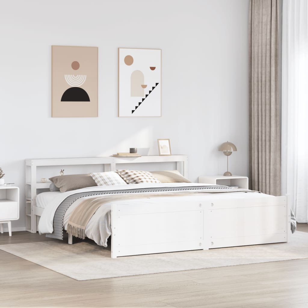 Brambly Cottage Bed Frame With Headboard Without Mattress | Wayfair.co.uk