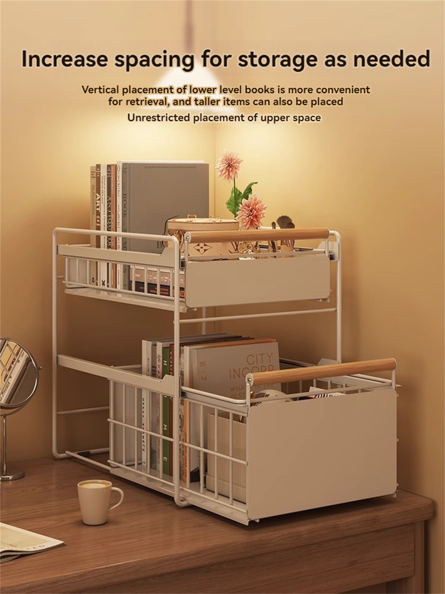 Everly Quinn Manti Metal Stackable Desk Organizer | Wayfair