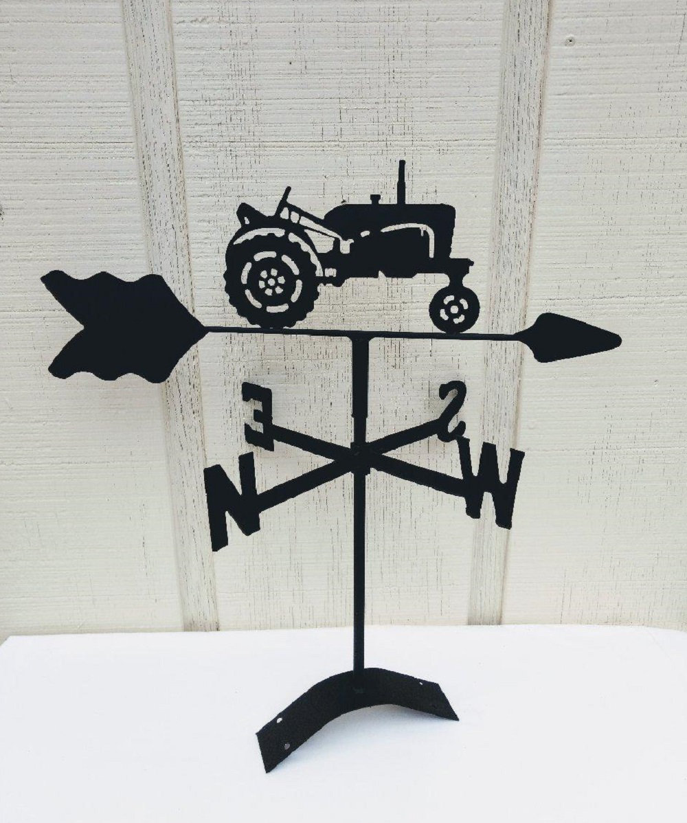 August Grove Chartamique Roof Mount Tractor Weathervane | Wayfair