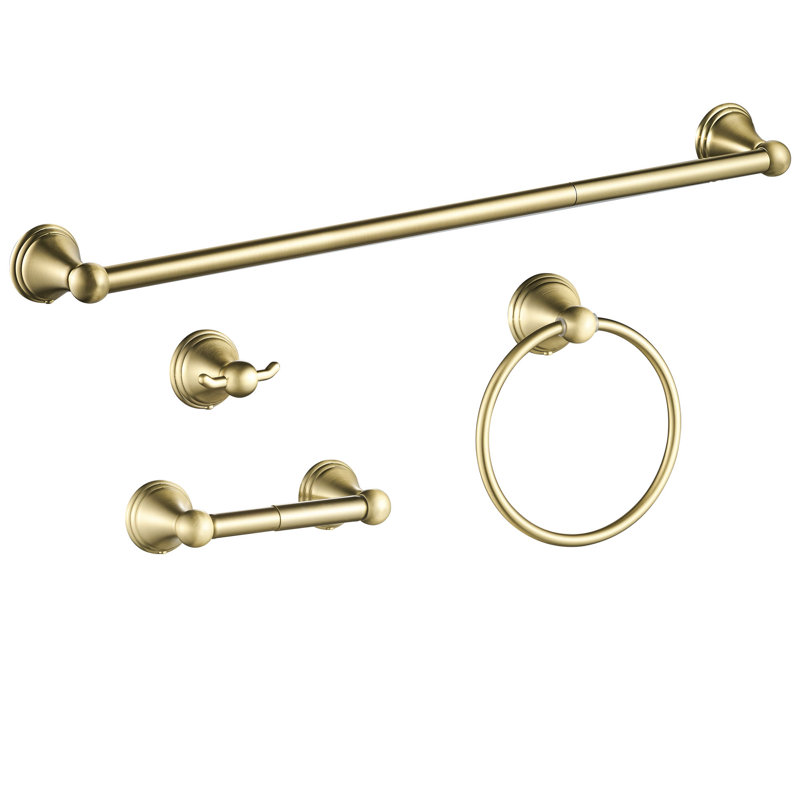 FORIOUS 4 - Piece Bathroom Hardware Set & Reviews | Wayfair