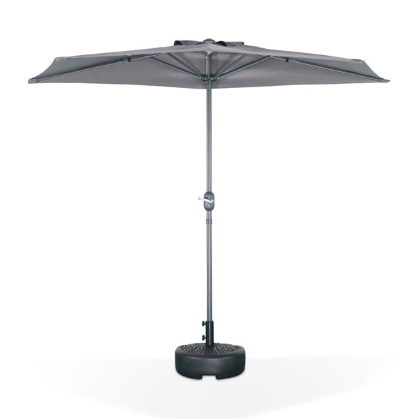 Dakota Fields 2.5m Round Half Parasol For Balcony | Wayfair.co.uk
