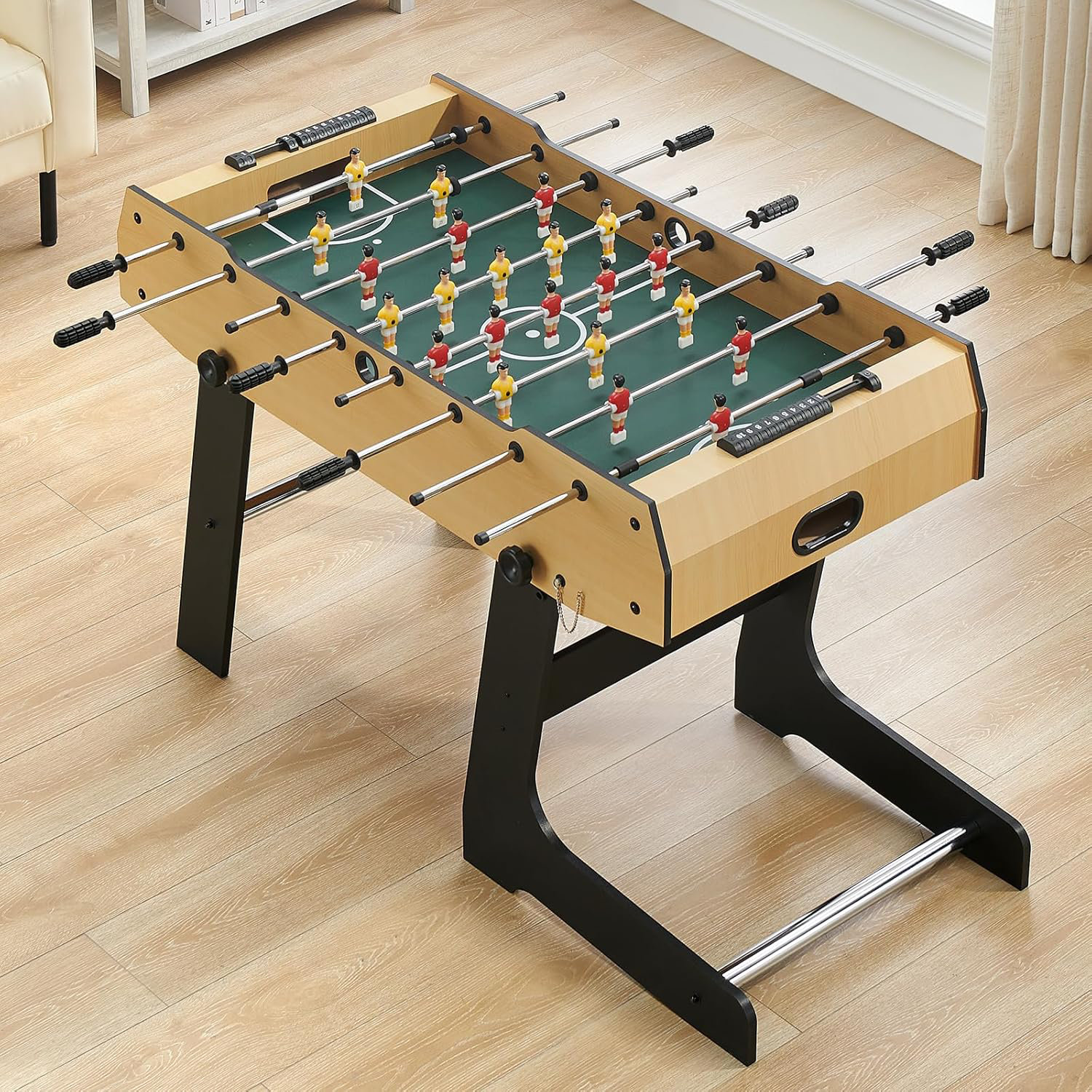 gaomon Foosball Table, 48” Foldable Game Table For Adults & Kids, 26 ...