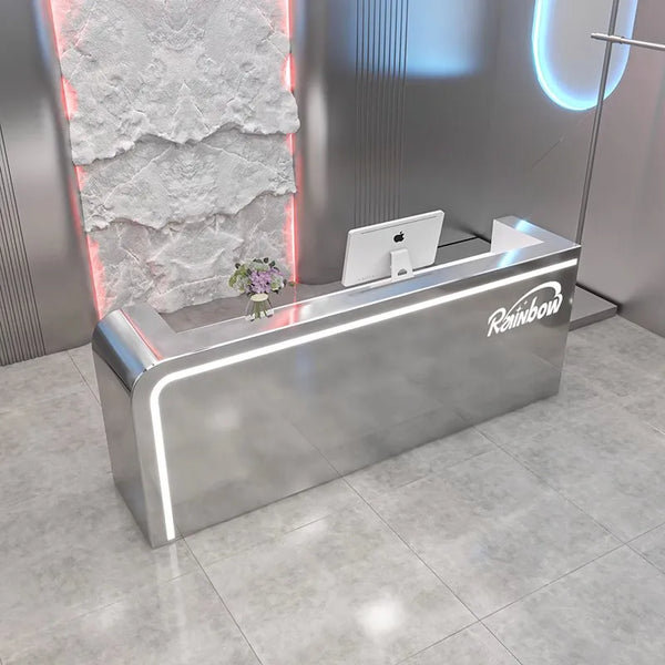 Splendor Furniture Barber Shop Salon Counter Reception Desk Curved ...