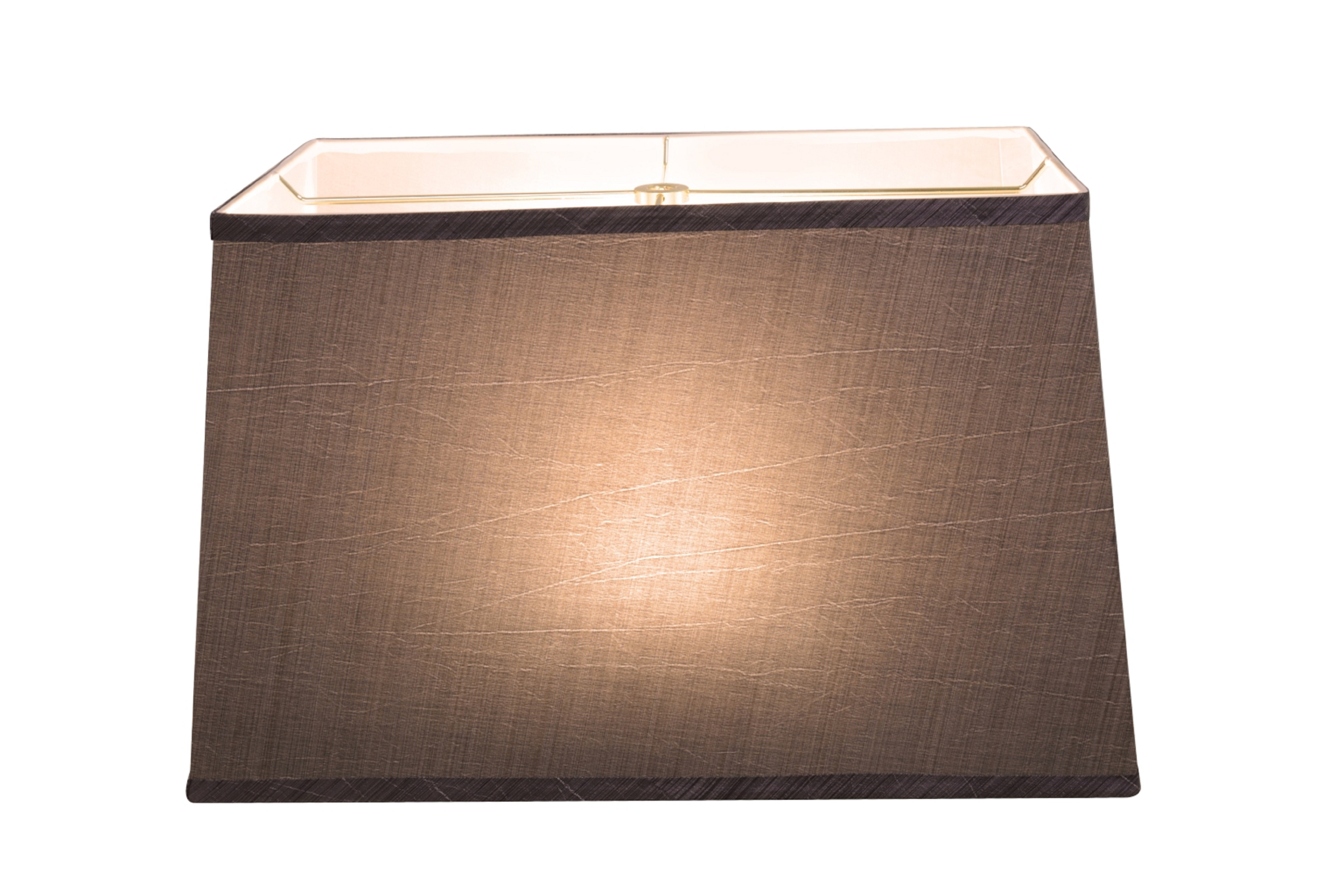 Aspen Creative Corporation 10" H Synthetic Fabric Rectangular Lamp ...