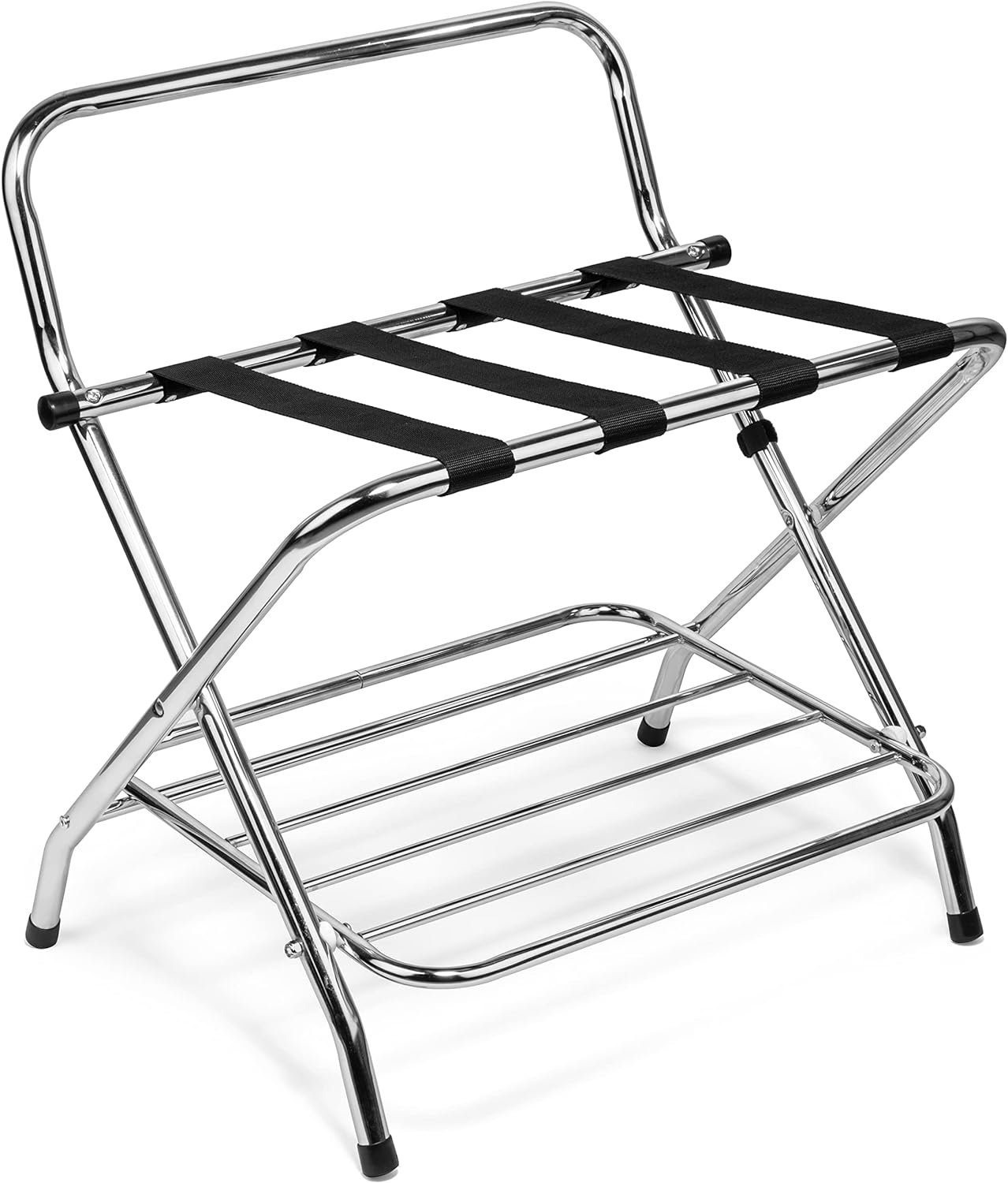 RIVERCITY CUSTOM CABINETRY, INC. Folding Metal Luggage Rack | Wayfair