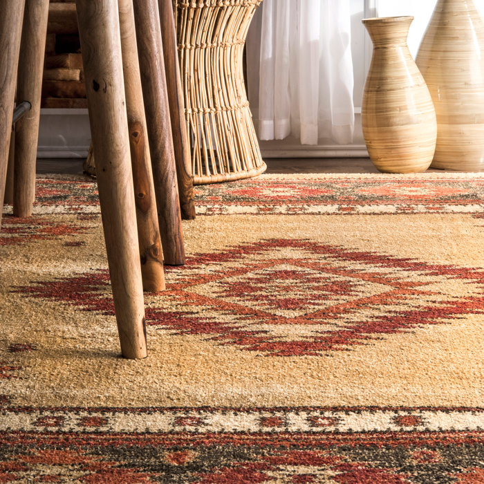 Union Rustic Oswego Southwestern Rug & Reviews | Wayfair