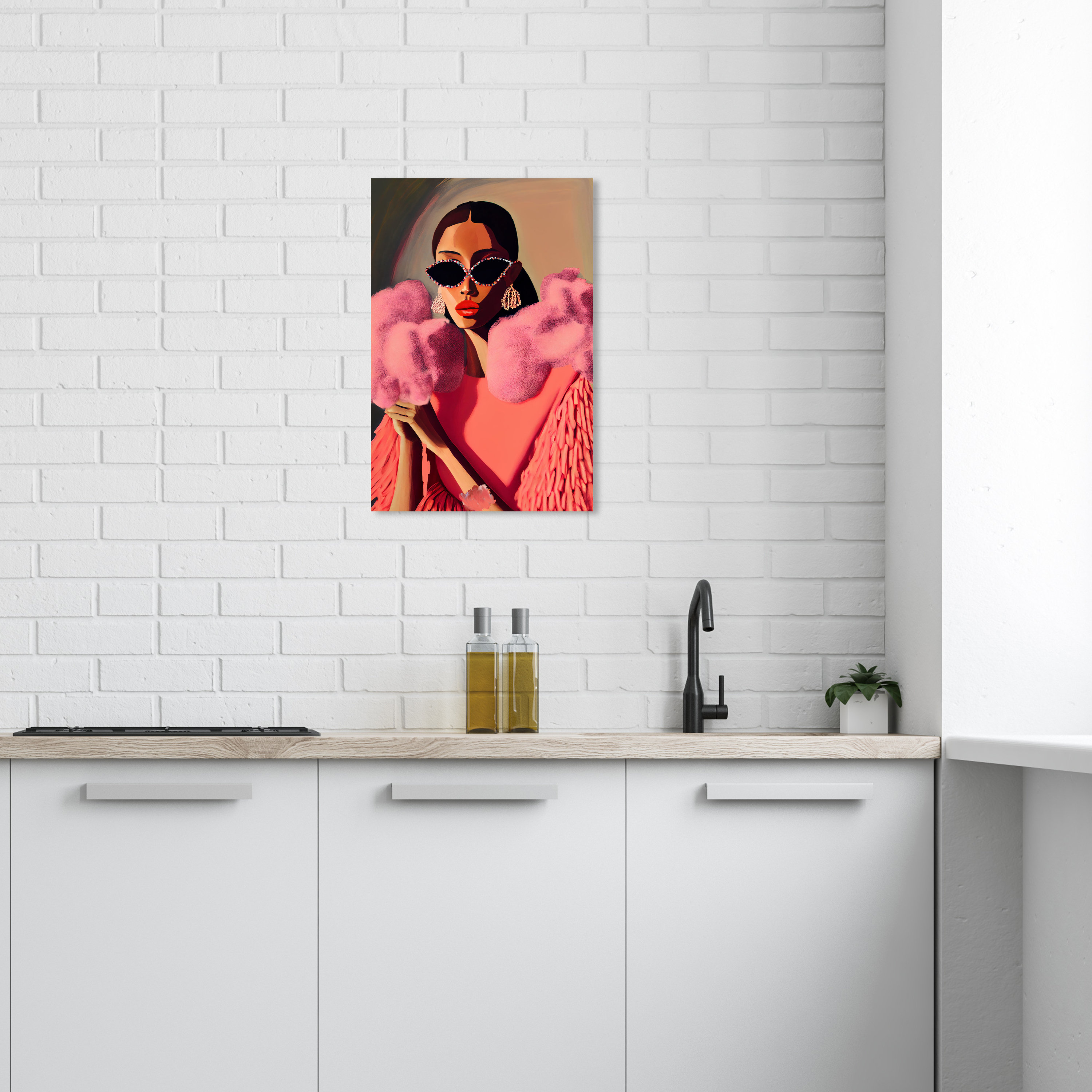 Rosdorf Park Fashion and Glam Glamorama III Glam Pink Canvas Wall Art ...