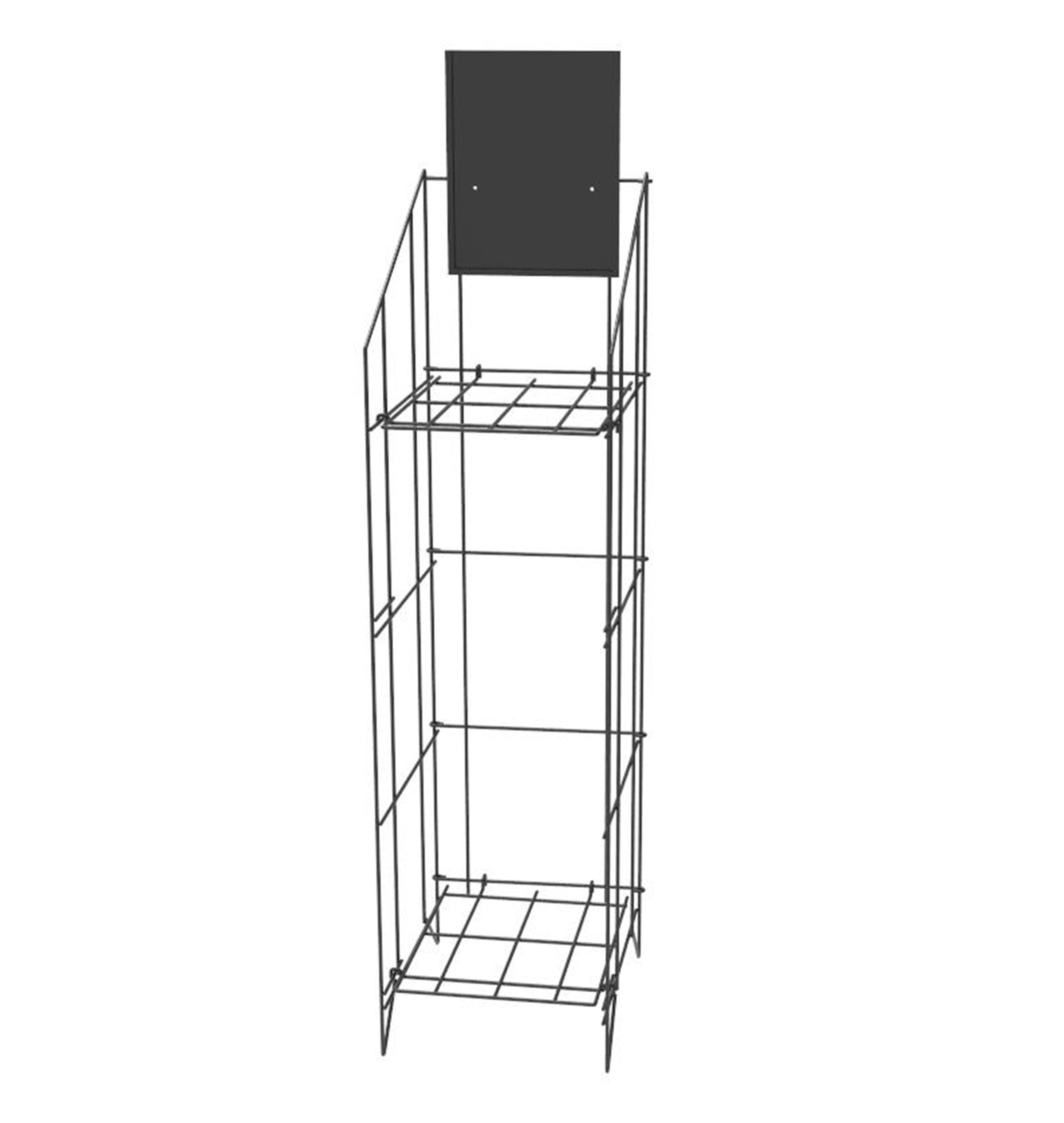 Rebrilliant Display, Bulk Newspaper Wire Rack Magazine Stand | Wayfair