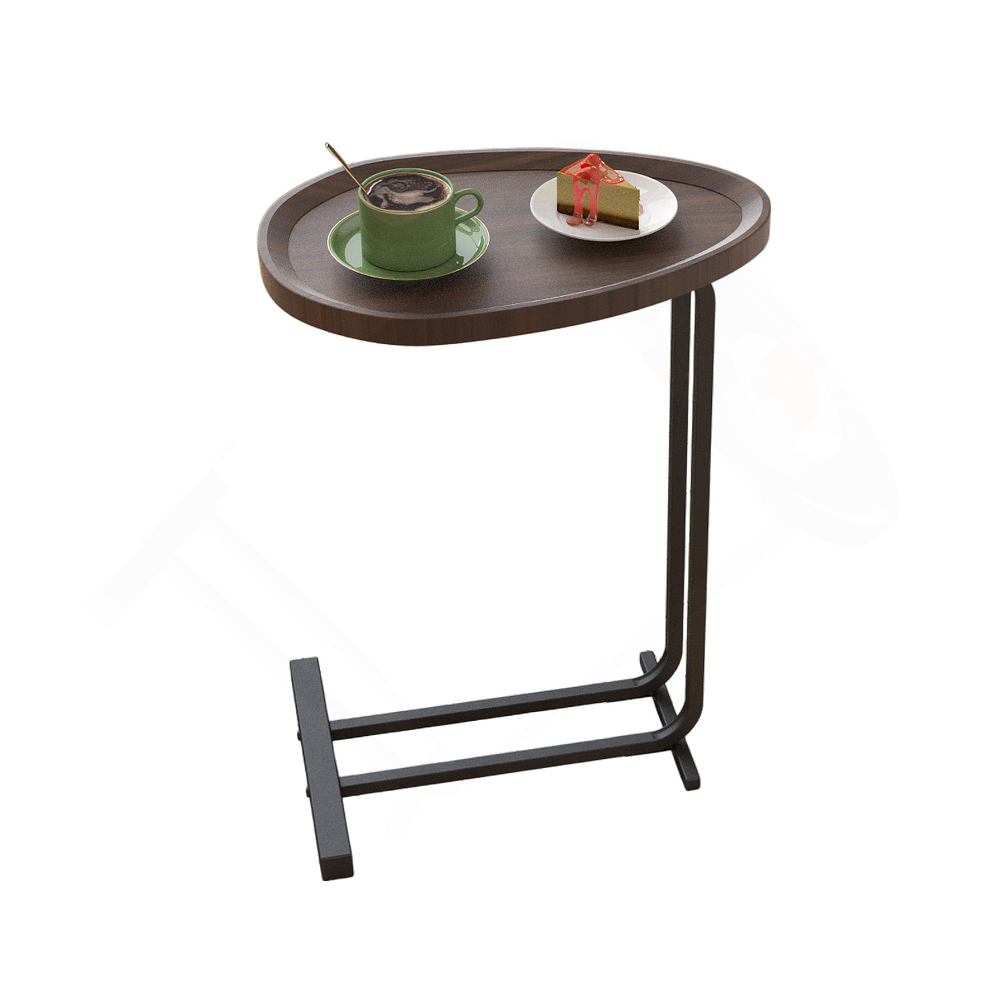 George Oliver C-Shaped Side Table, C Table End Table for Sofa and ...