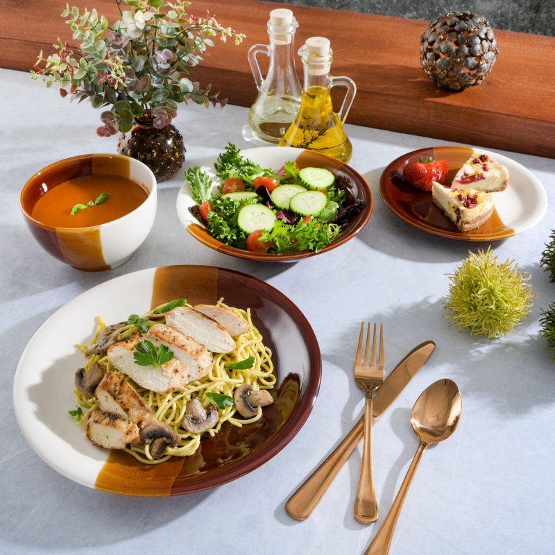 Gibson Home Dinnerware Set - Service for 4 & Reviews | Joss & Main