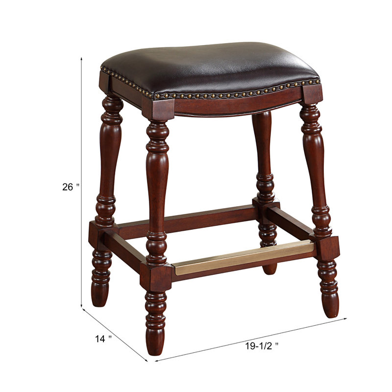 Darby Home Co Simonides Solid Wood Accent Stool | Wayfair