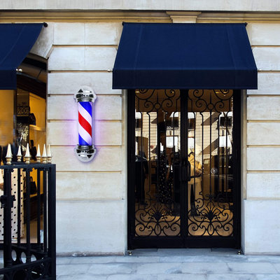 Bloomsbury Market Albarracin Barber Pole Classic Style Light, Hair ...