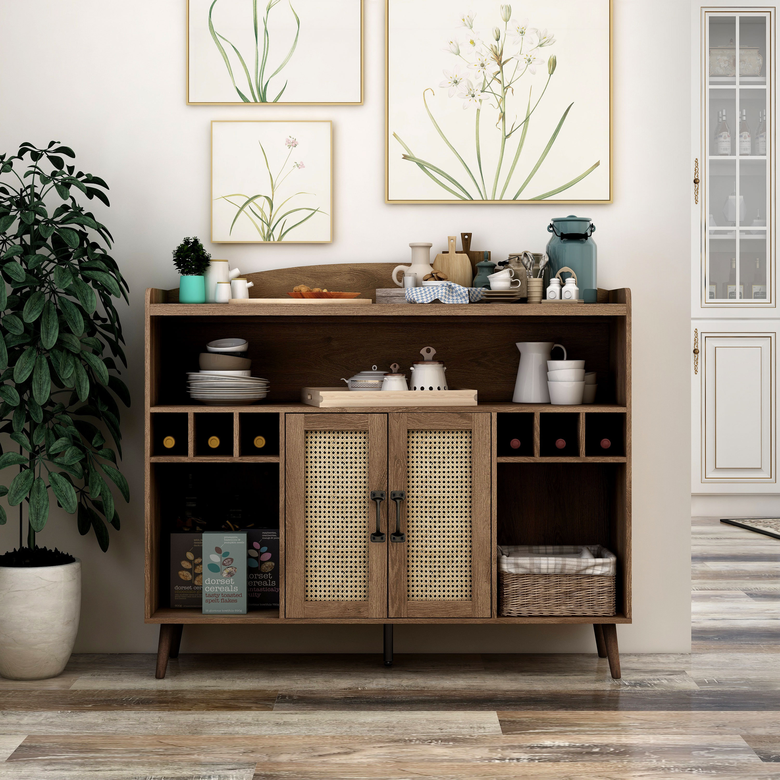 George Oliver Joselyn Bar with Wine Storage & Reviews - Wayfair Canada