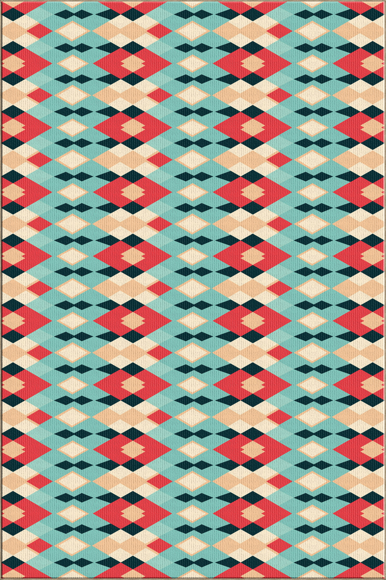 East Urban Home Cortlin Area Rug with Non-Slip Backing | Wayfair