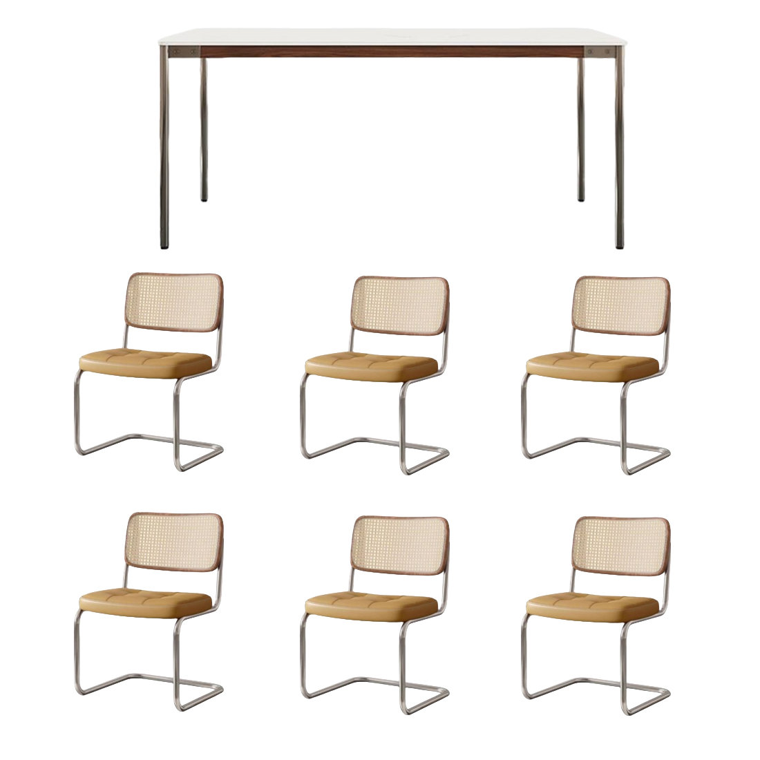 Beicang Home Modern Luxury Dining Table and Chair Set | Wayfair