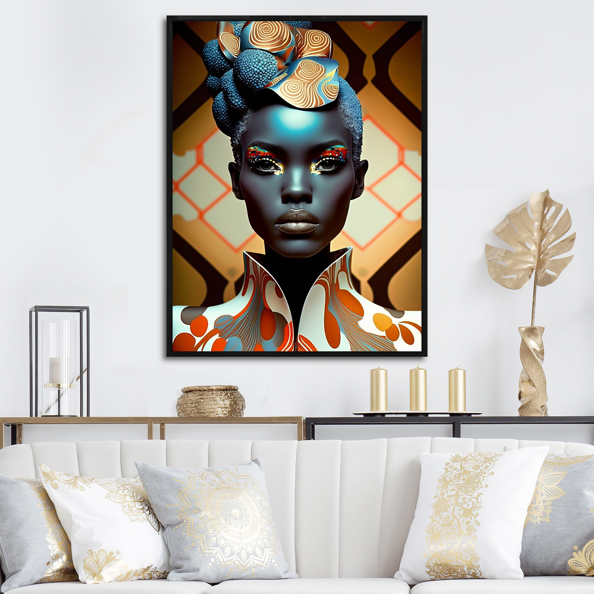 Dakota Fields Avant-Garde Elegant African Woman IV " Avant-Garde ...