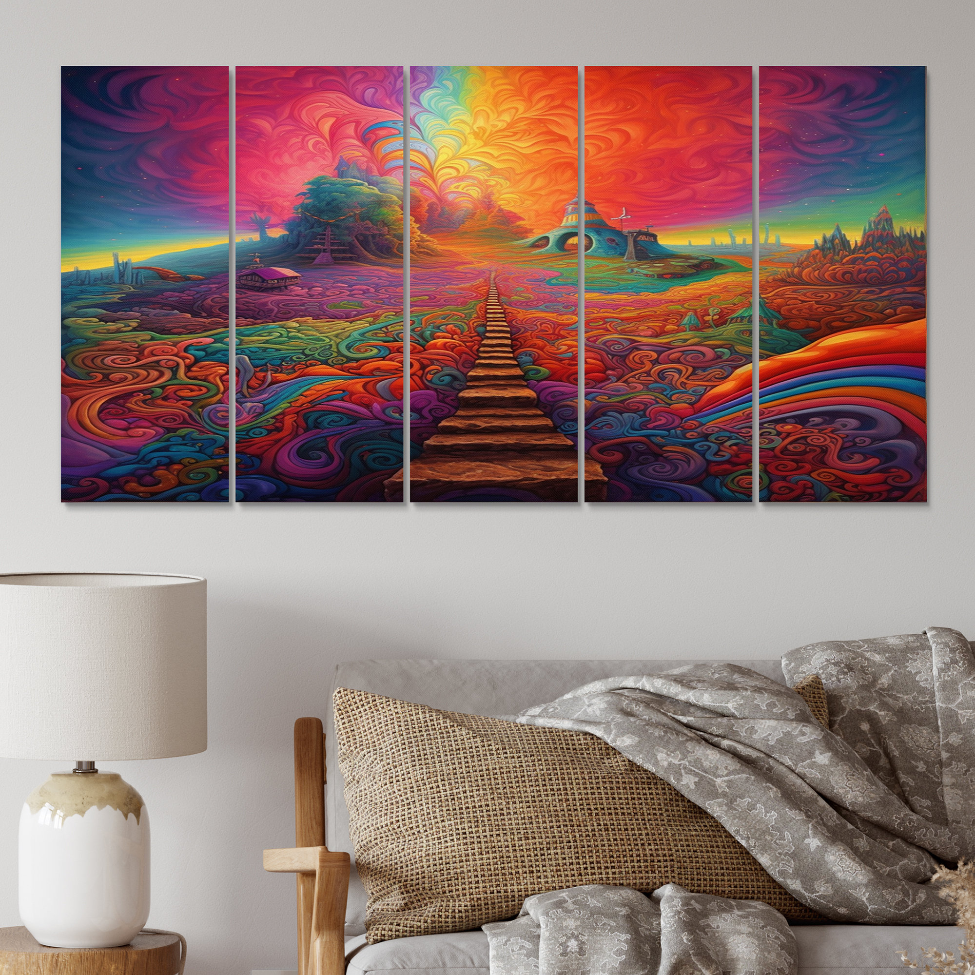 Lark Manor™ Rainbow Mountain Landscape Obstacle Is The Way IV ...