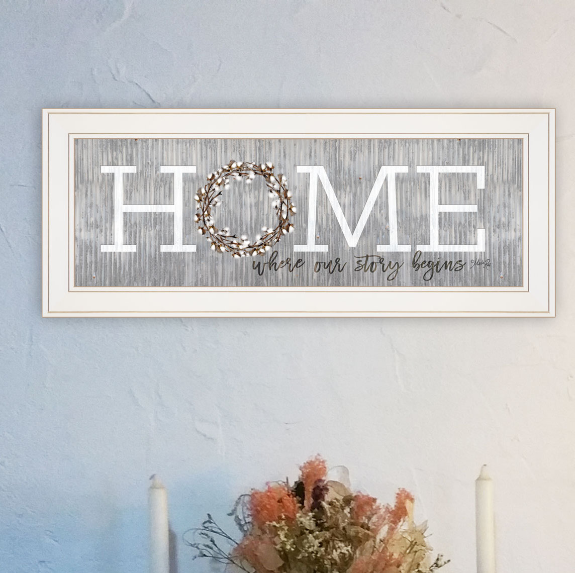 Winston Porter Home-Where Our Story Begins Framed Wall Art for Living ...